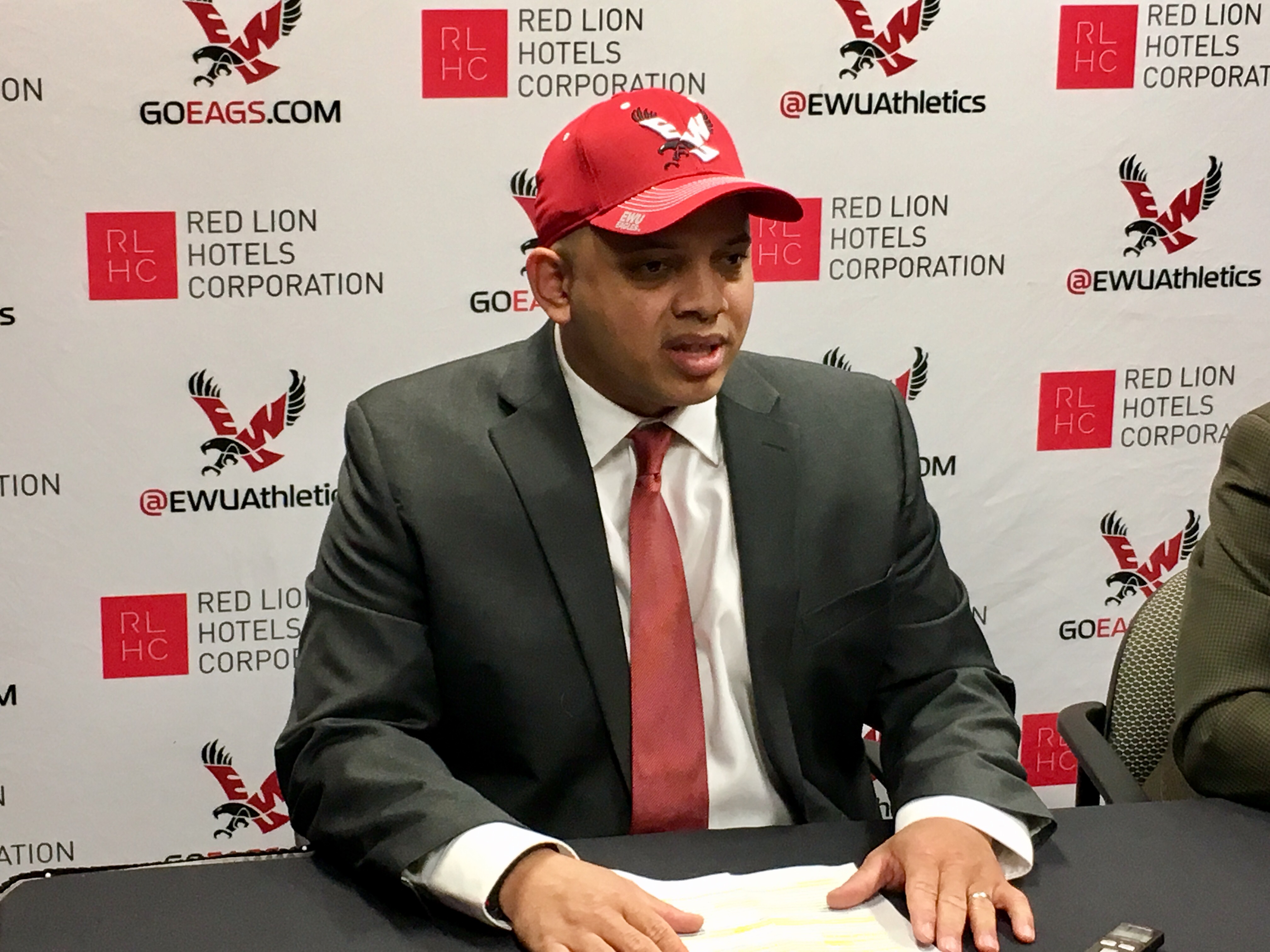 EWU introduces new men's basketball coach Shantay Legans | krem.com EWU introduces new men's basketball coach Shantay Legans | krem.com